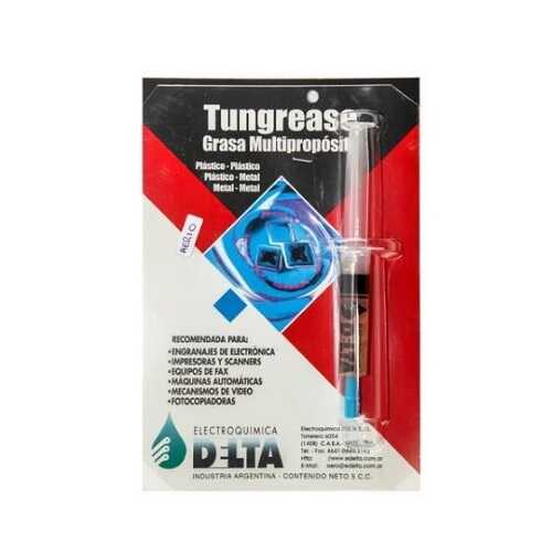 Electrónica Mendoza. TUNGREASE JERINGA 5g