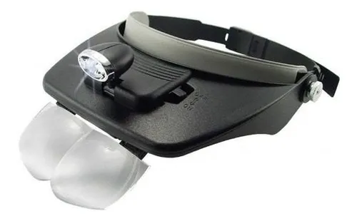 Electrónica Mendoza. Vincha Lupa Cabeza Profesional 3.5x Luz 4lentes ...