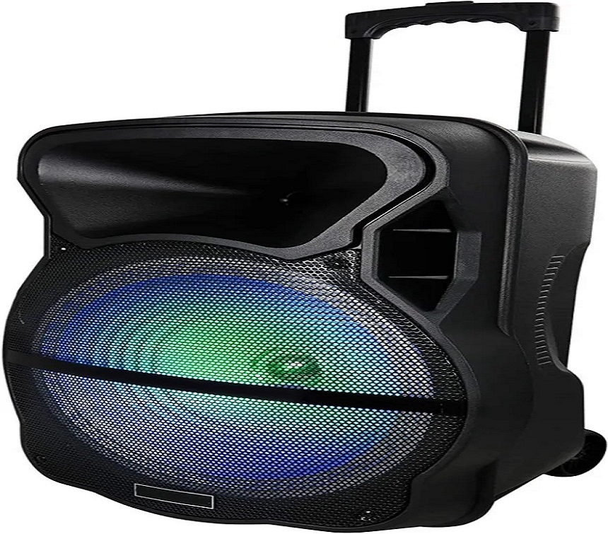 Electrónica Mendoza. BAFLE PORTABLE CON BATERIA 15" 2 VIAS POTENCIADO 250