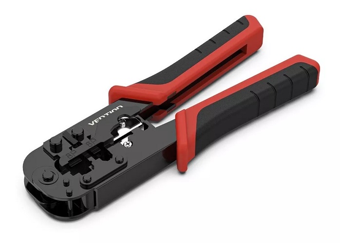 Electrónica Mendoza. PINZA CRIMPEAR RJ45 CAT5e CAT6 marca VENTION