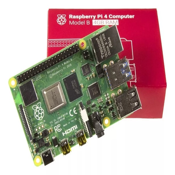Electrónica Mendoza Raspberry Pi 4 Model B Quad Core 64 Bit Wifi Bt 4gb
