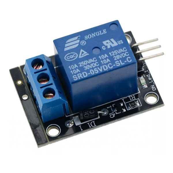 Electrónica Mendoza. MODULO RELE 1 CANALES 5V 10A ARDUINO