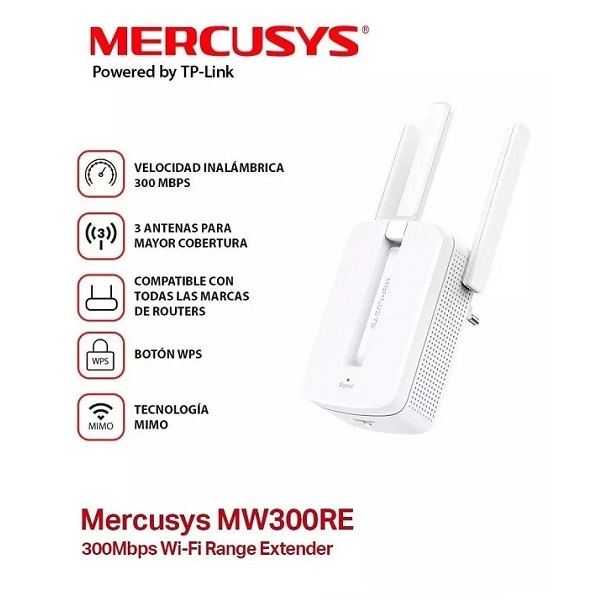 Electrónica Mendoza. EXTENSOR REPETIDOR DE RANGO WIFI MERCUSYS ...