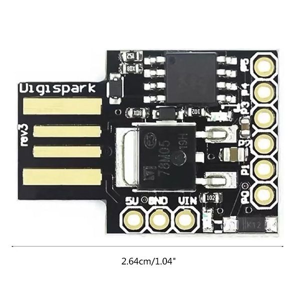 Electrónica Mendoza. PLACA DESARROLLO DIGISPARK ATTINY85 USB REV3 ARDUINO IDE
