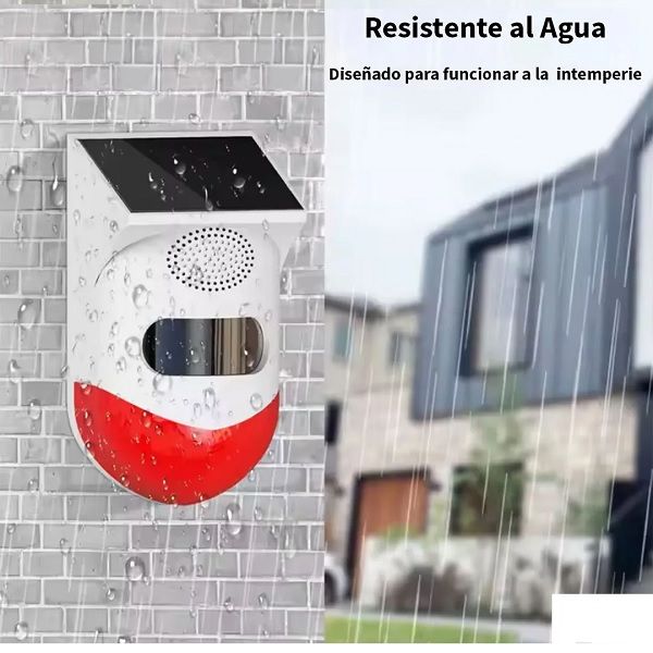 Electrónica Mendoza. SENSOR MOVIMIENTO SOLAR WIFI ALARMA EXTERIOR