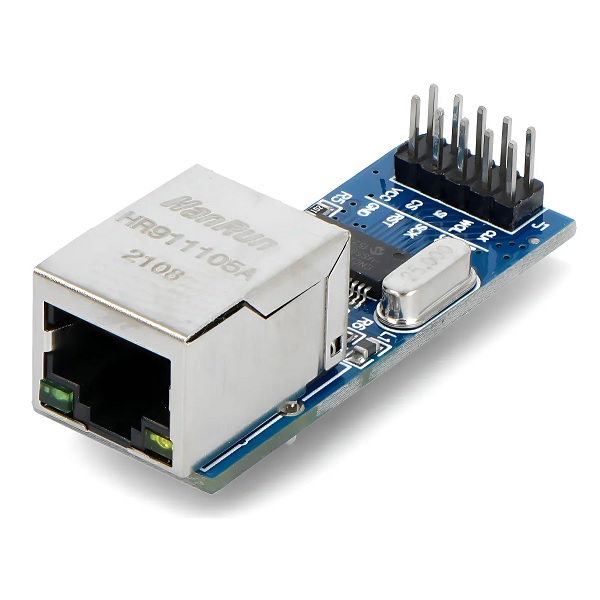 Electrónica Mendoza. MODULO ETHERNET MINI ENC28J60 SERIAL SPI ARDUINO
